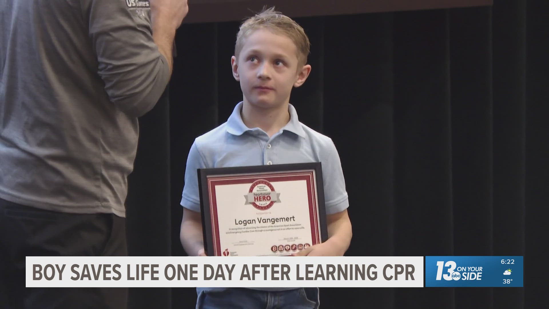 Michigan boy, 9, learns CPR one day, saves man's life the next | wzzm13.com