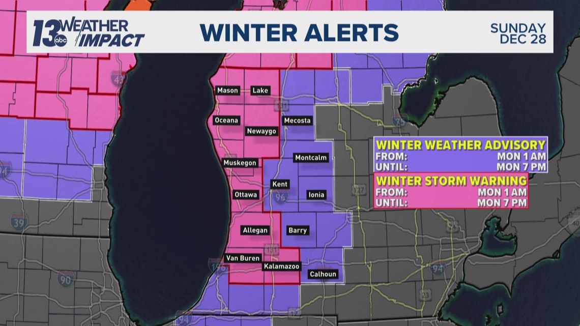 Winter Storm Warning vs. Winter Weather Advisory | wzzm13.com