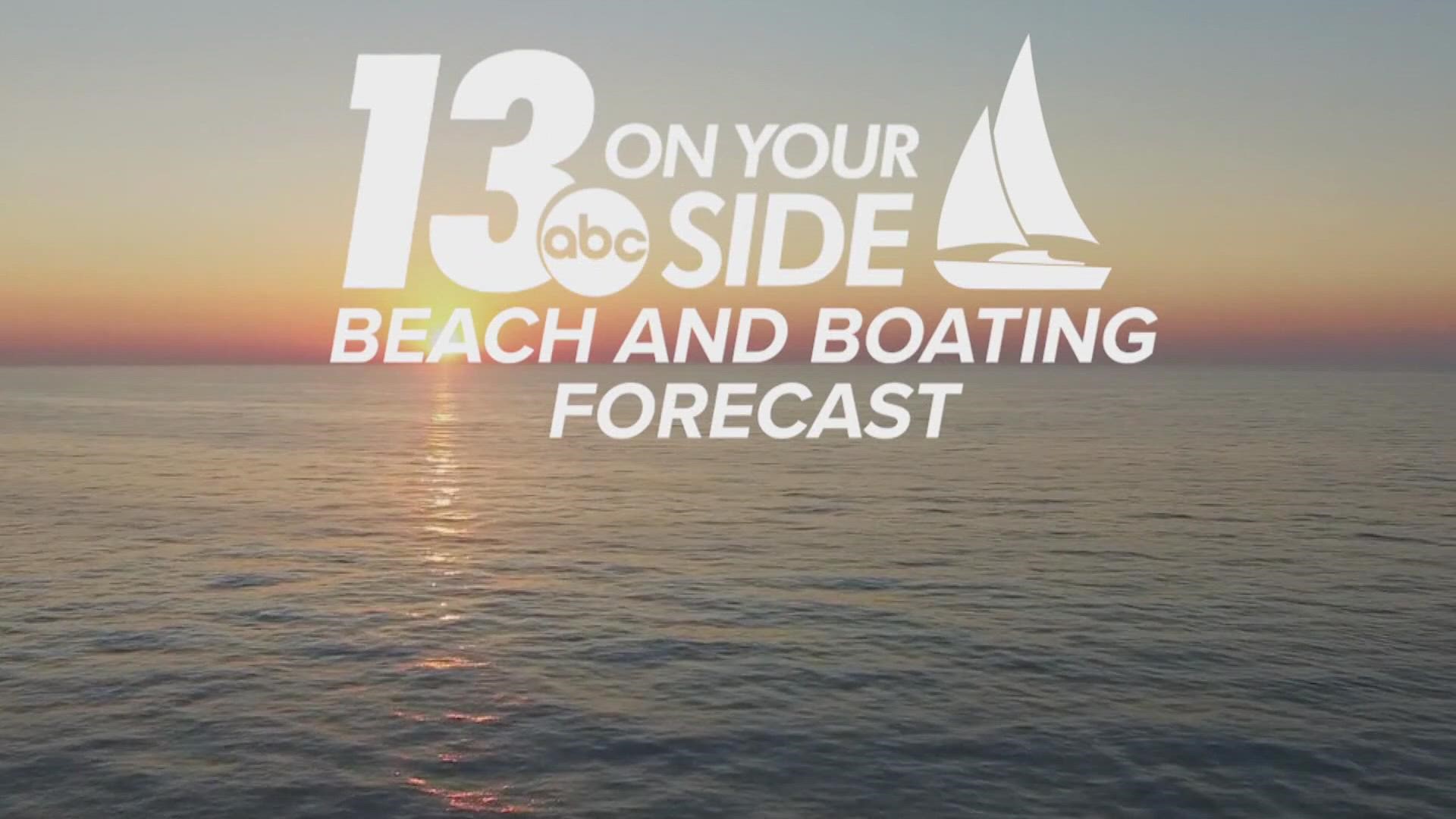 Beach & Boating Forecast for Sunday 9/11/2022 | wzzm13.com