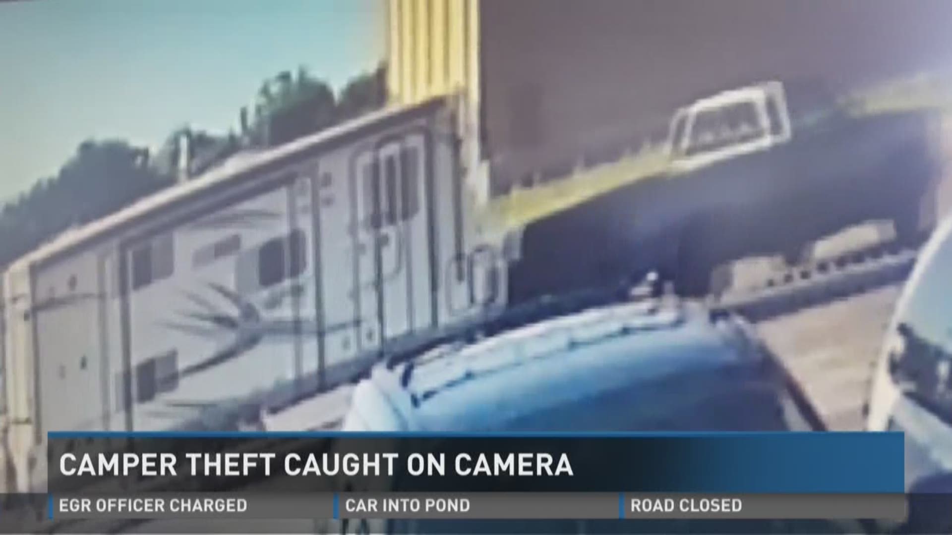 Surveillance video shows camper theft | wzzm13.com