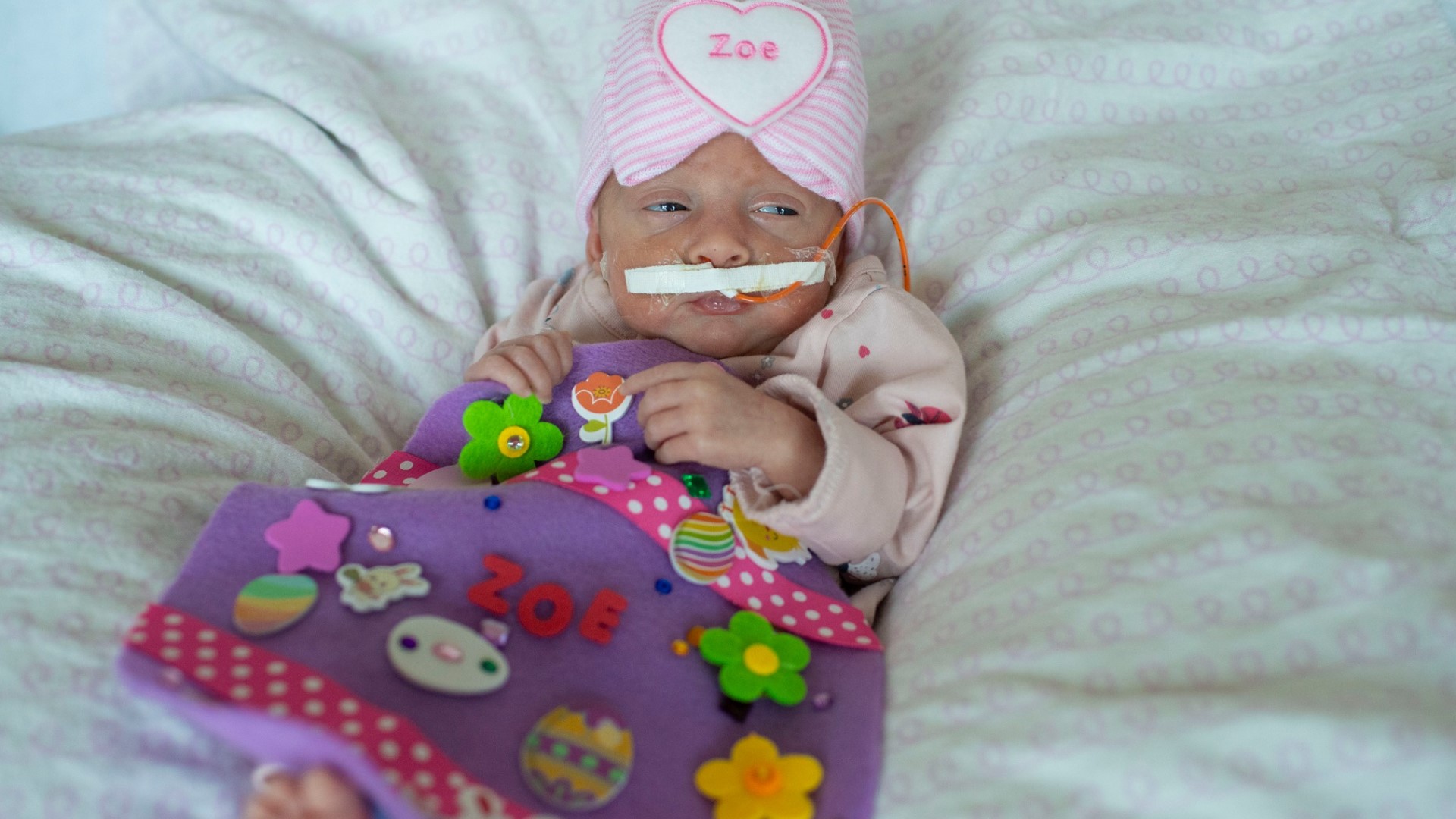 Helen DeVos Children's Hospital celebrates Easter in the NICU | wzzm13.com