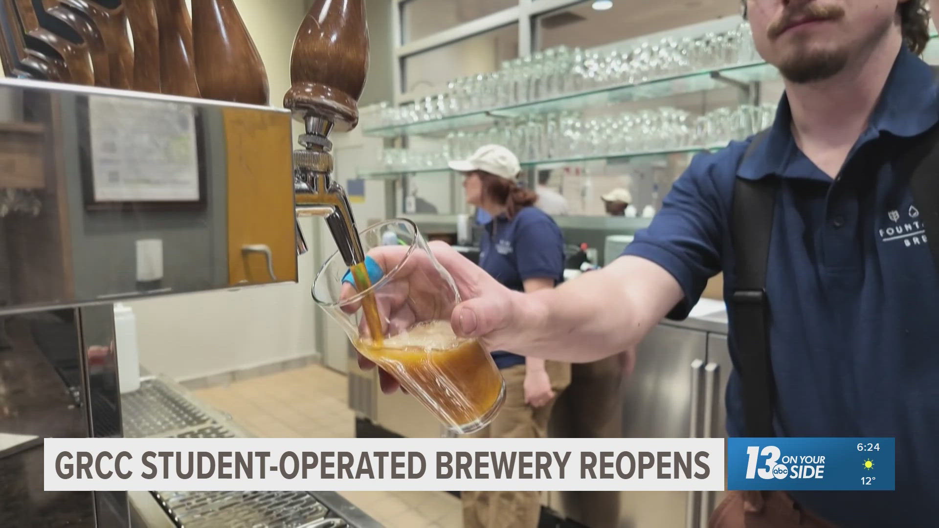 Student-run brewery reopens at Grand Rapids Community College | wzzm13.com