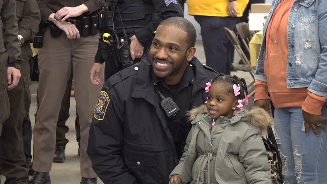 Walmart hosts Muskegon area 'Shop With A Cop' | wzzm13.com