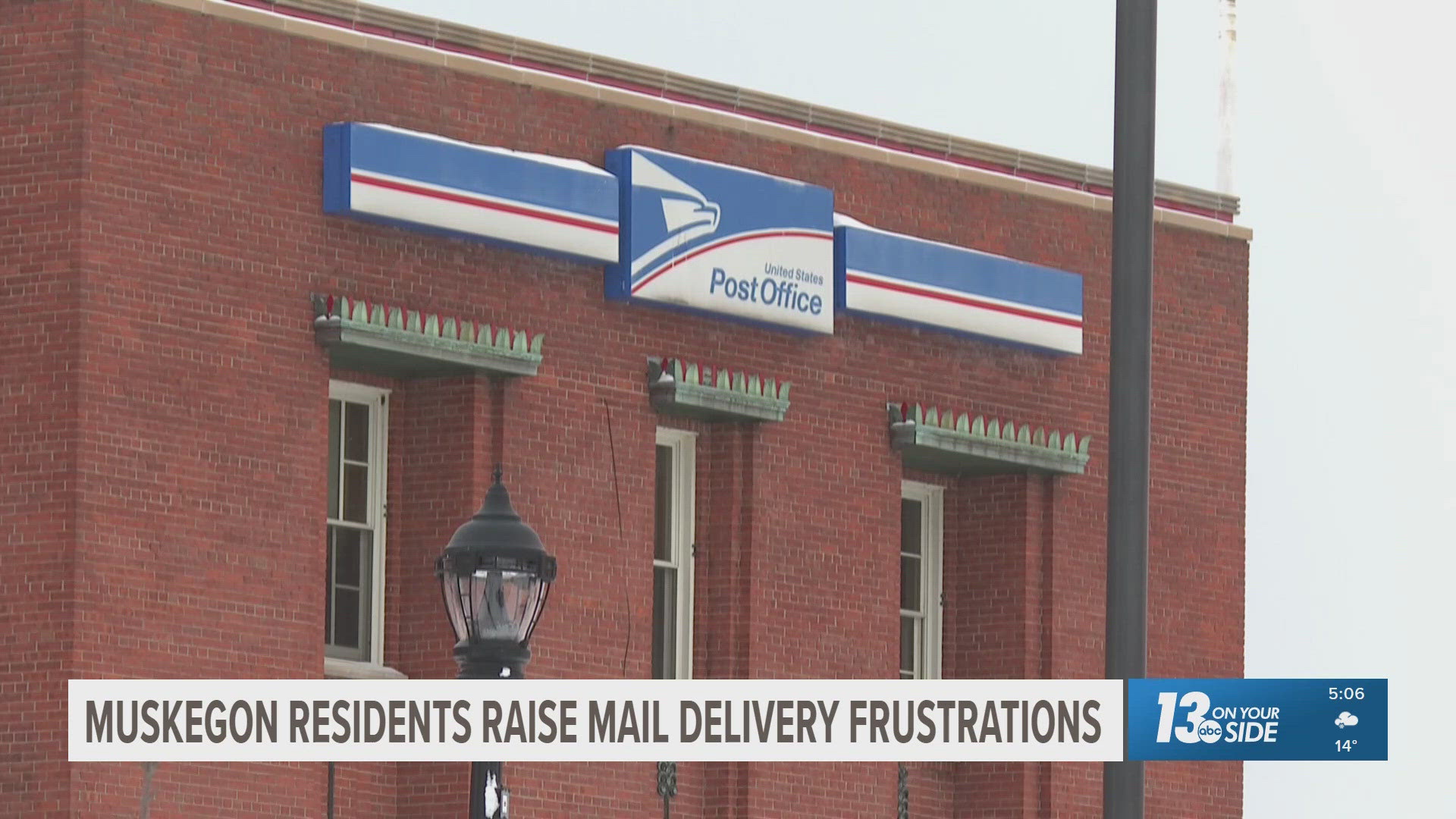 Muskegon residents frustrated by mail delivery issues | wzzm13.com