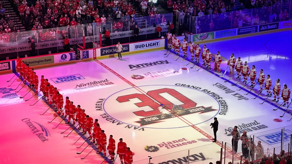 Red Wings return to Grand Rapids with Red & White game | wzzm13.com