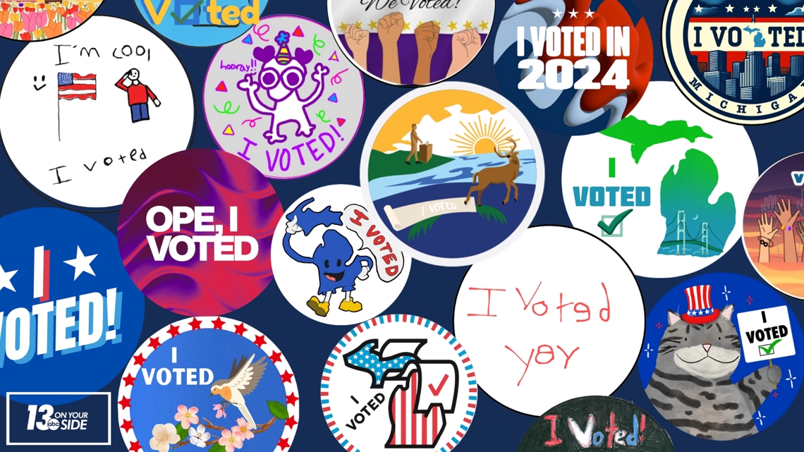 Decide Michigan's new 'I Voted' sticker in first competition | wzzm13.com