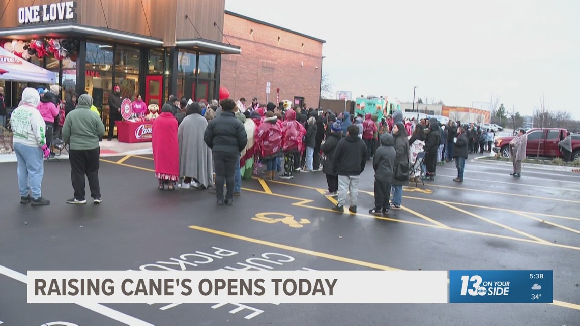 First Raising Cane's opens in West Michigan | wzzm13.com