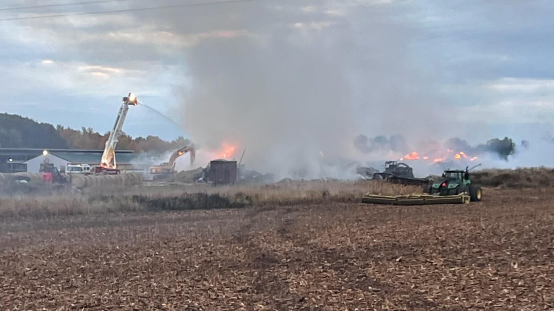 Fire breaks out at Portland barn overnight | wzzm13.com