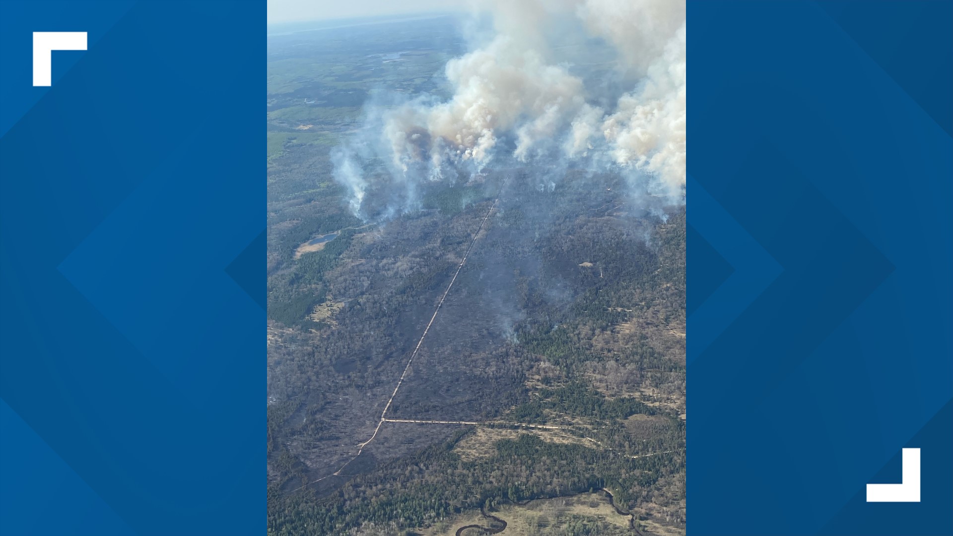 Northern Michigan wildfire now 60% contained by fire crews | wzzm13.com