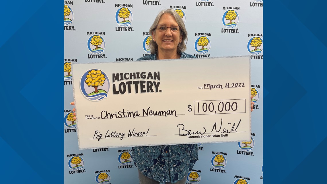 Kent Co. woman wins $100K in lottery | wzzm13.com