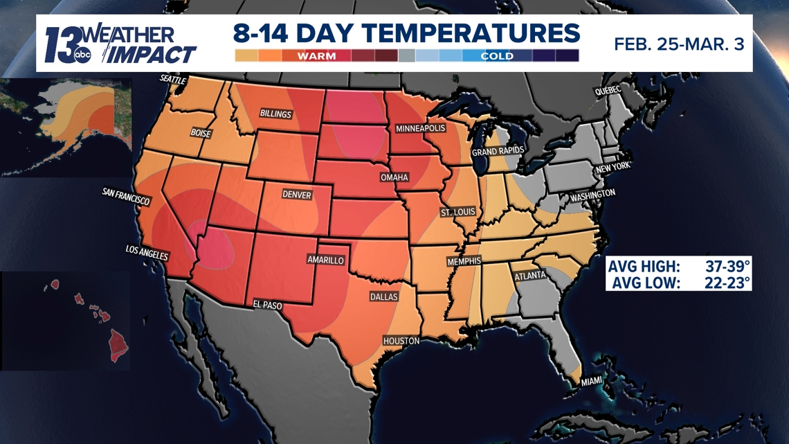 Frigid start to Tuesday but a gradual warm up is on the way into next ...