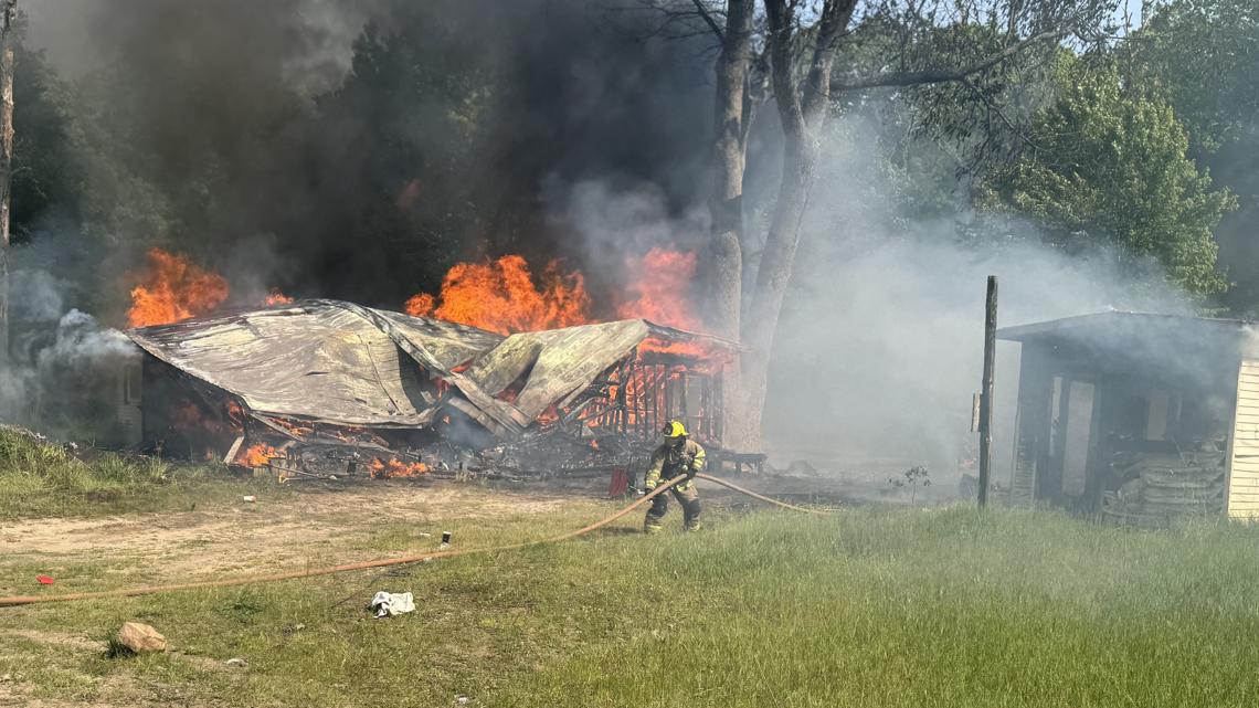 Van Buren County home destroyed in large fire | wzzm13.com