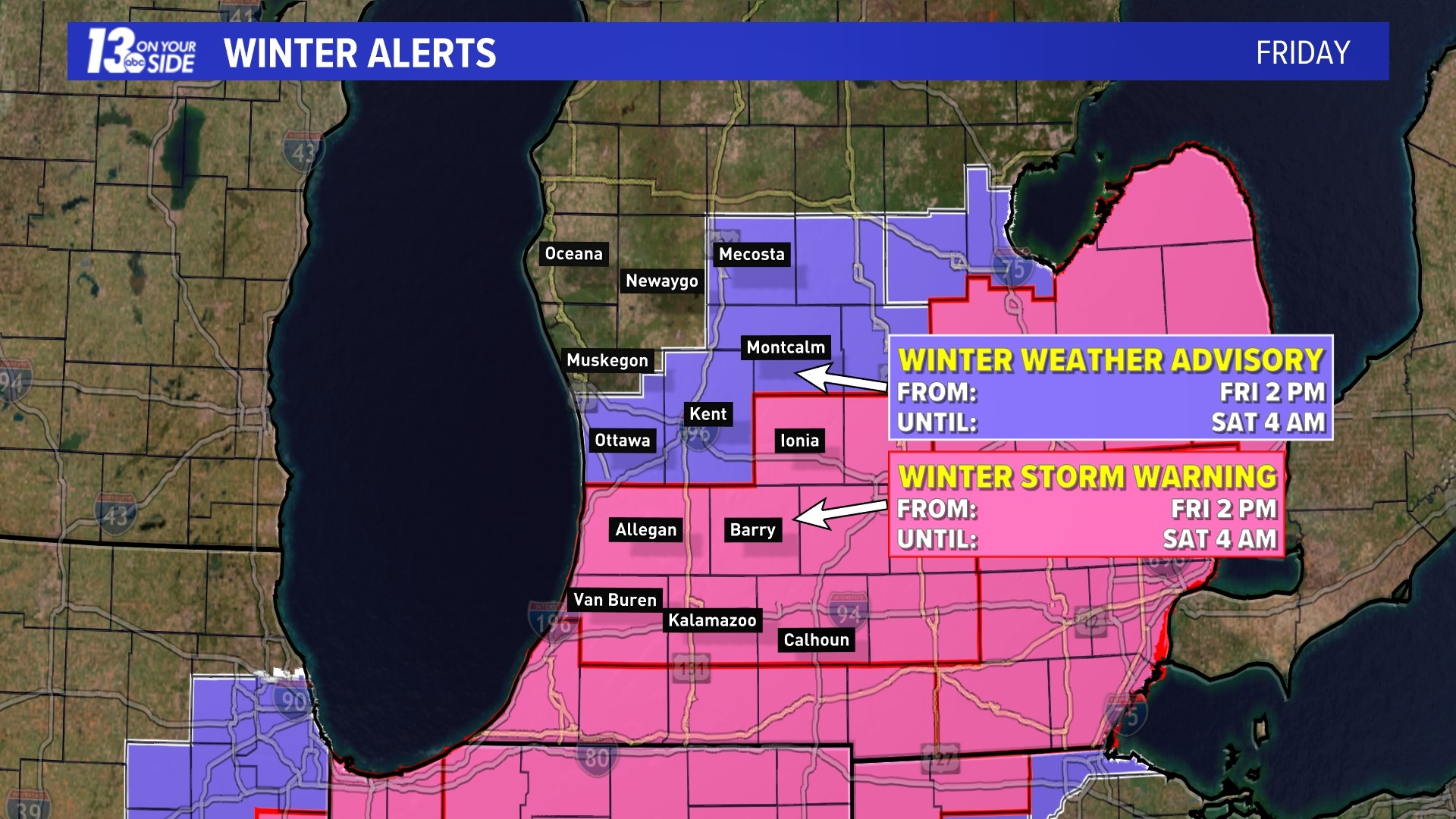Winter storm warning headed to Michigan | Latest details, impacts ...