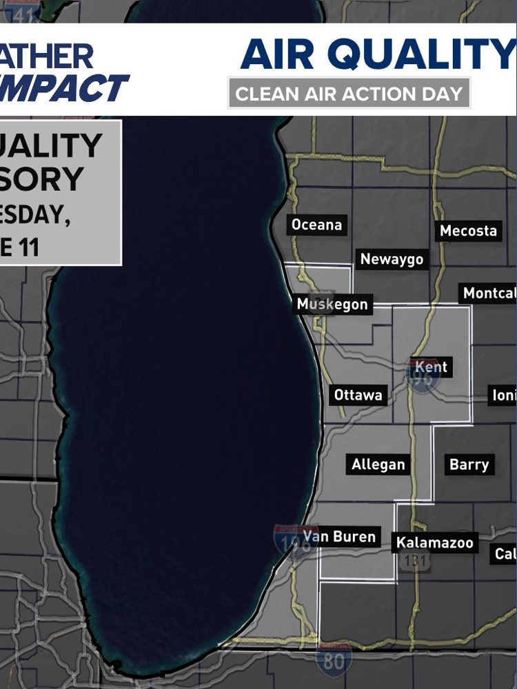 Air quality advisory in West Michigan for June 11 | wzzm13.com