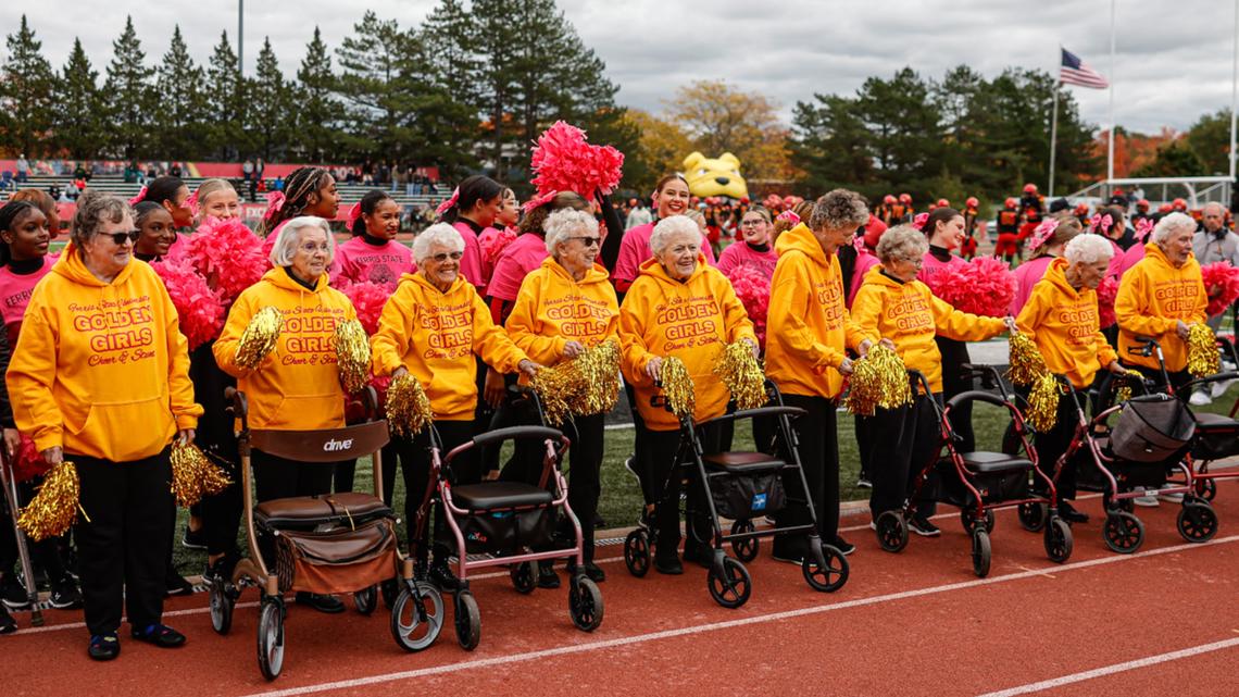 Ferris State cheer and STUNT team’s partnership with assisted living ...