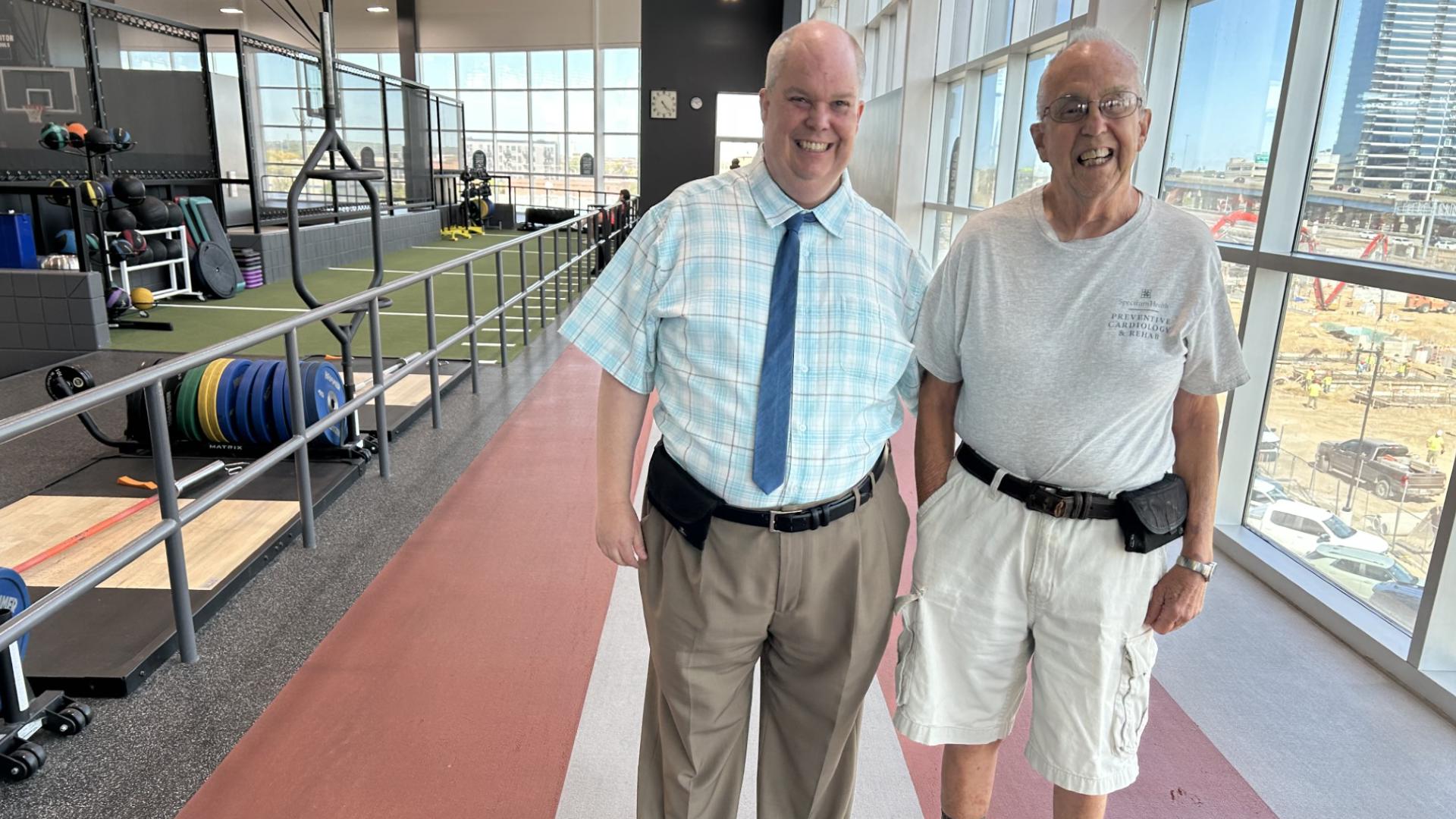 Father and son strengthen bond through daily YMCA walks | wzzm13.com