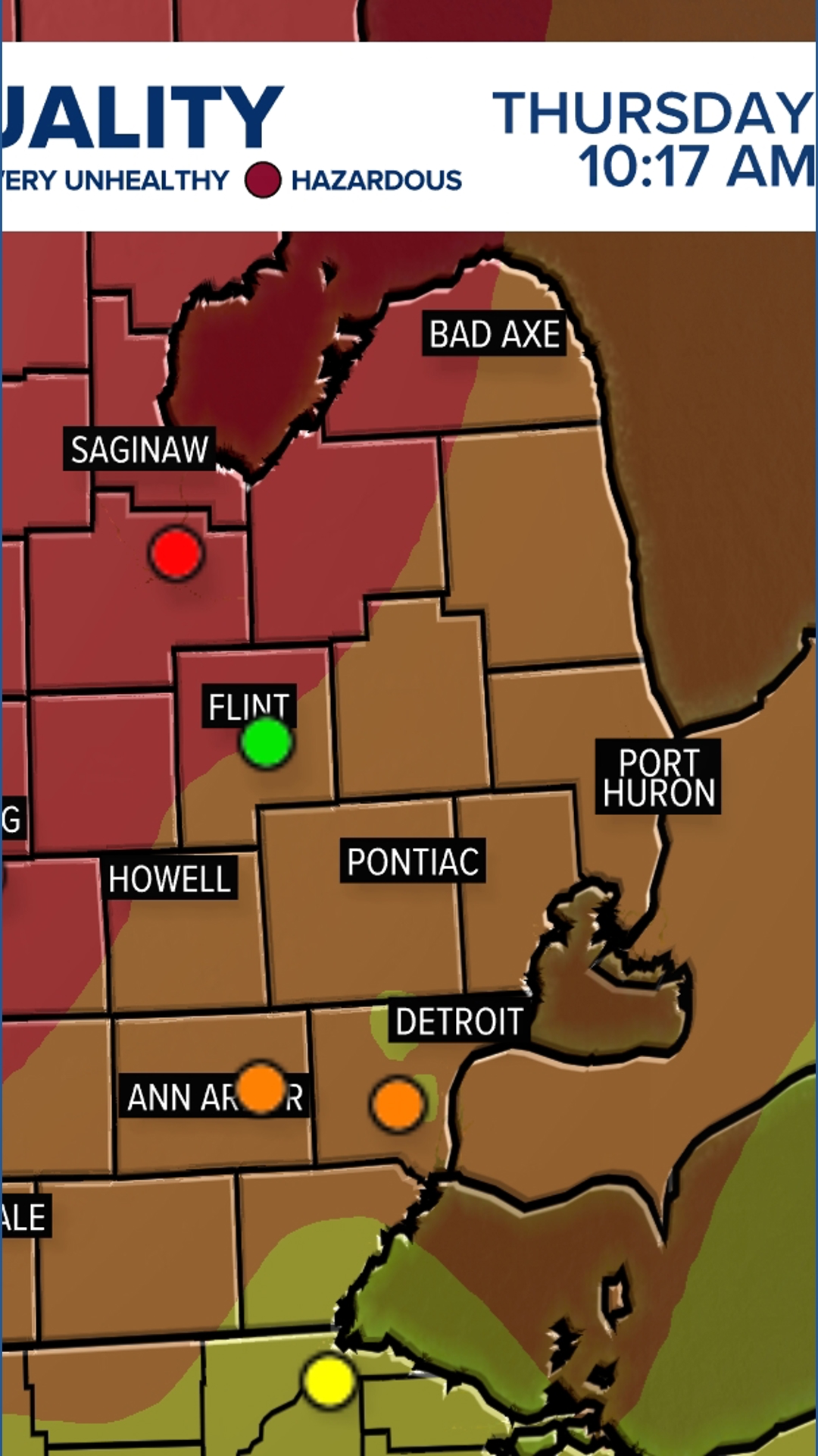 Michigan faces unhealthy air due to wildfires | wzzm13.com