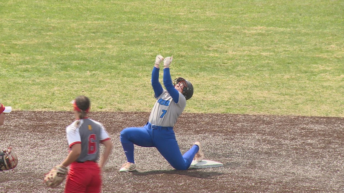 GVSU softball dominates Ferris State 10-0 before rain takes over ...