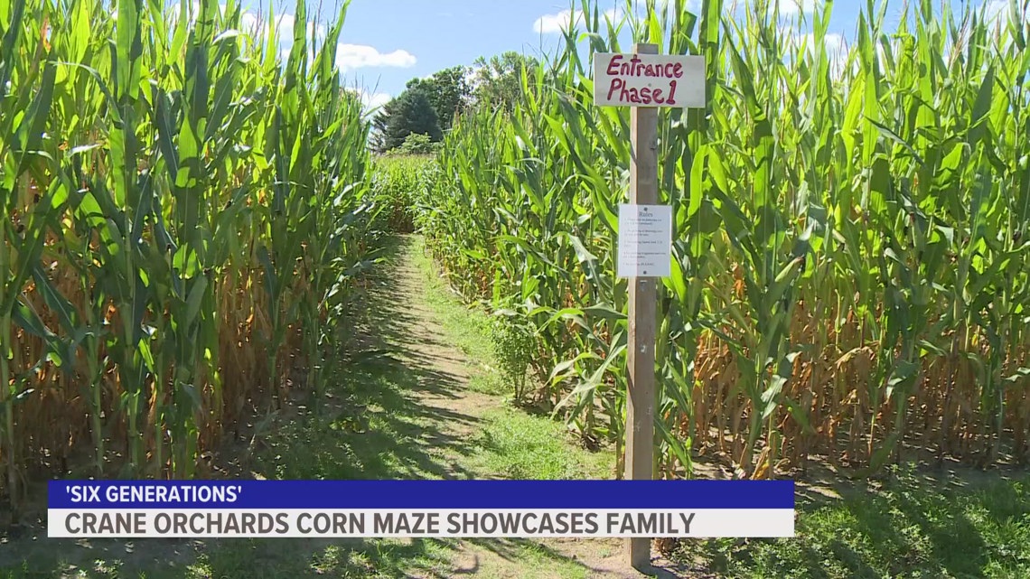 Crane Orchards opens 20-acre corn maze | wzzm13.com