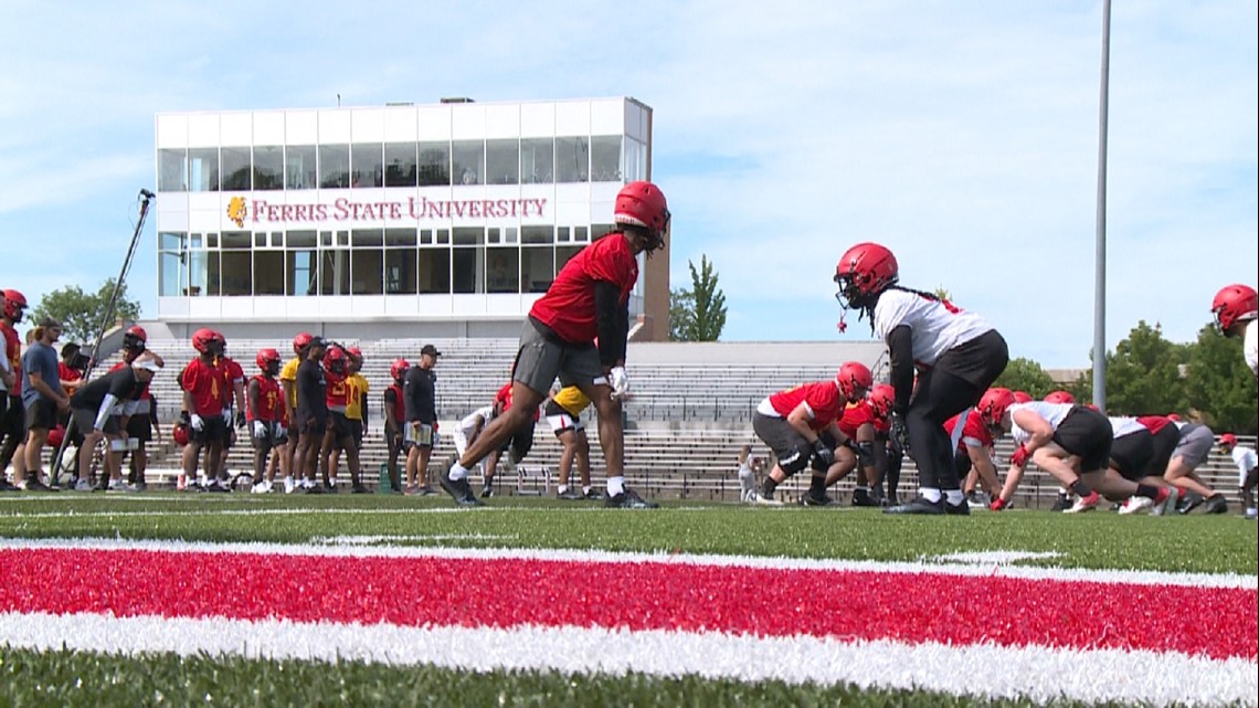 Ferris State begins fall camp as back-to-back champs | wzzm13.com