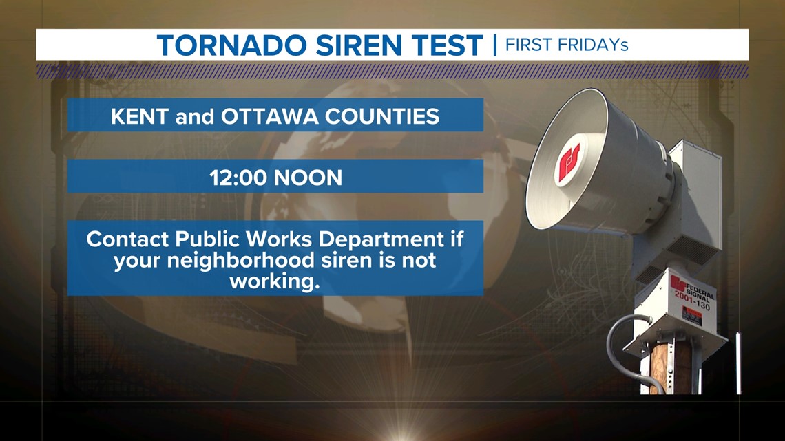 Monthly siren test in West Michigan | wzzm13.com