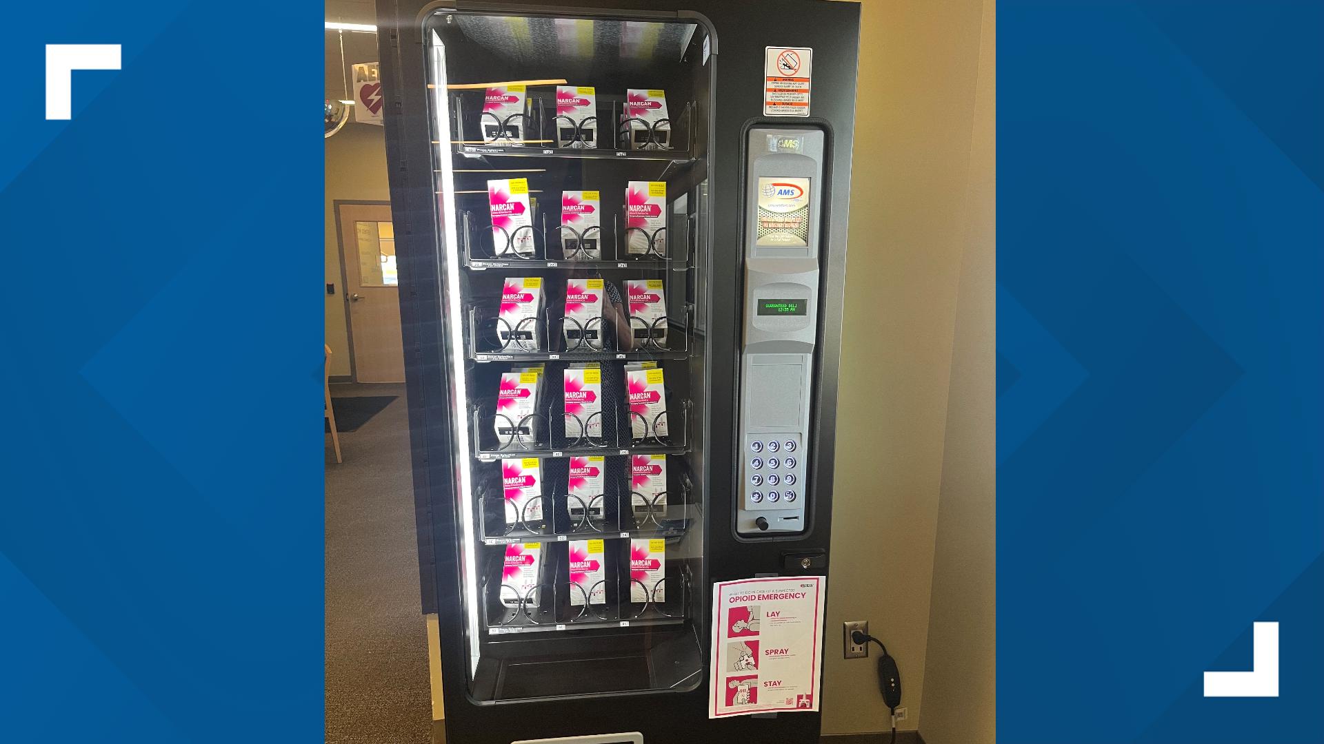 Free naloxone vending machine available in Wyoming | wzzm13.com