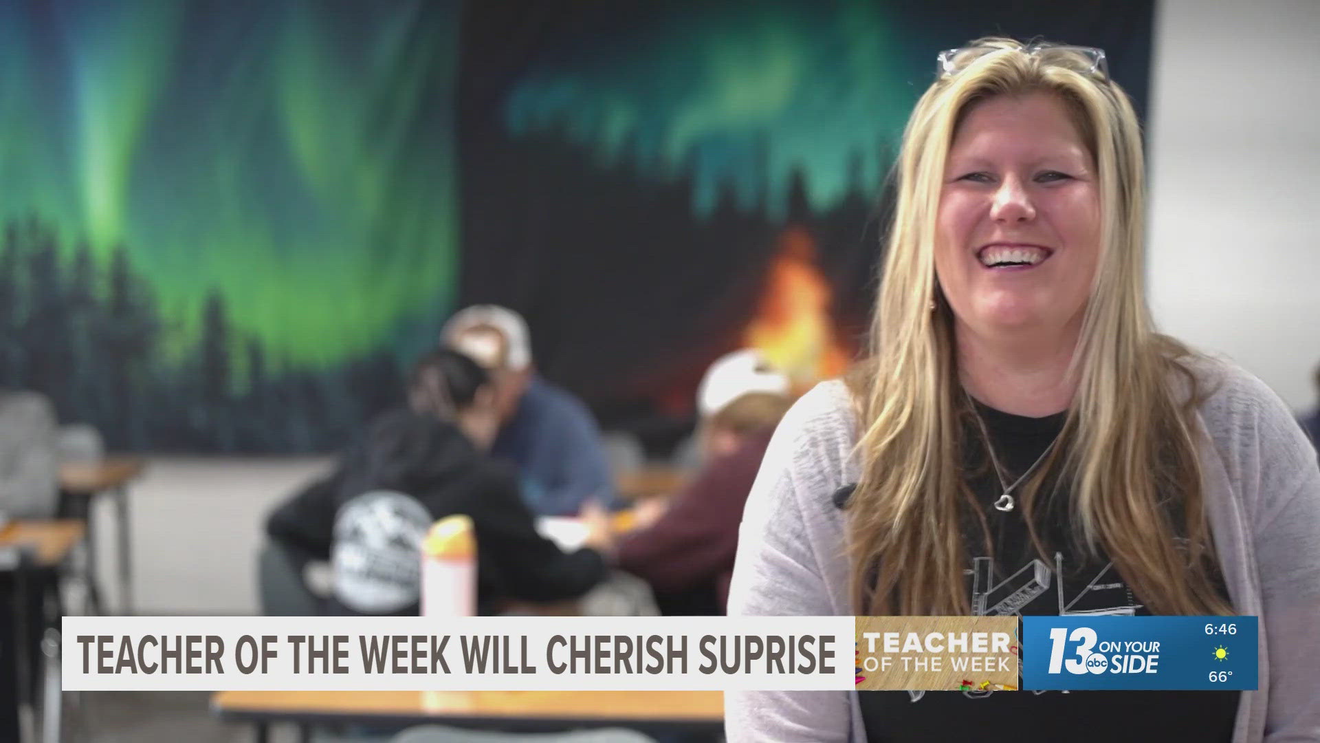 Teacher of the Week says she will cherish surprise forever | wzzm13.com