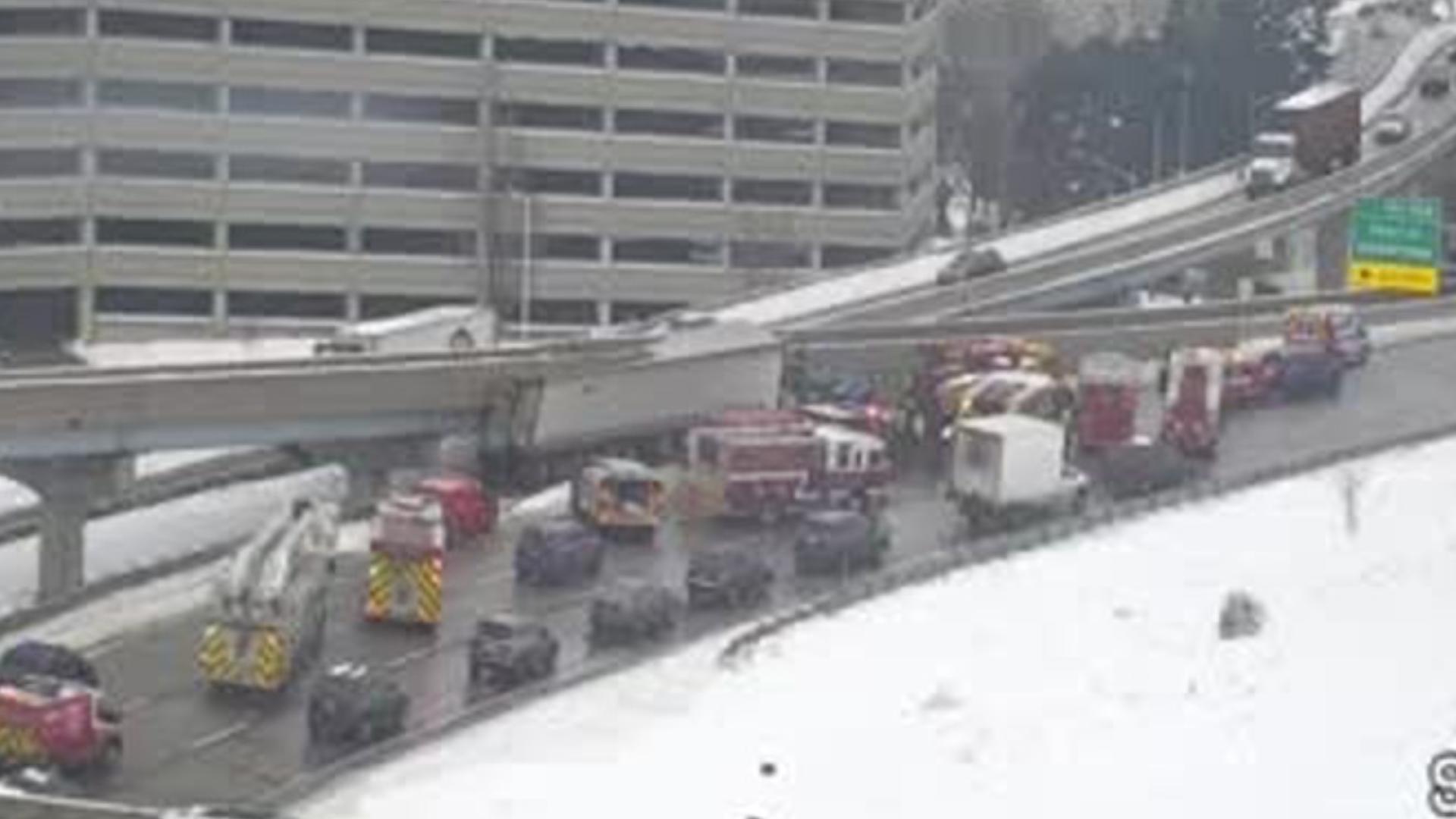 Semi crash involving diesel fuel leak closes part of SB US-131 | wzzm13.com