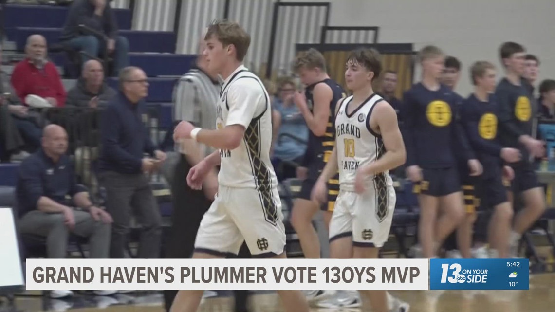 Grand Haven's Plummer voted 13 ON YOUR SIDE's MVP of the Week | wzzm13.com