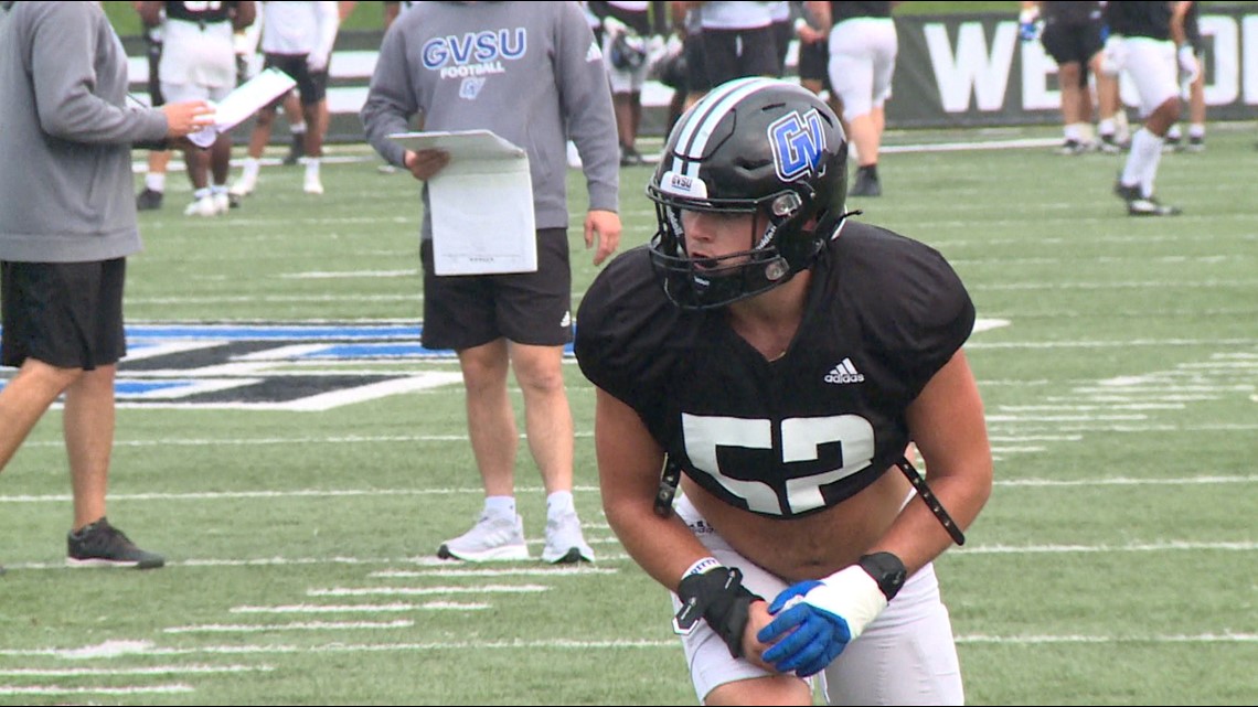 GVSU Linebacker following in family footsteps | wzzm13.com