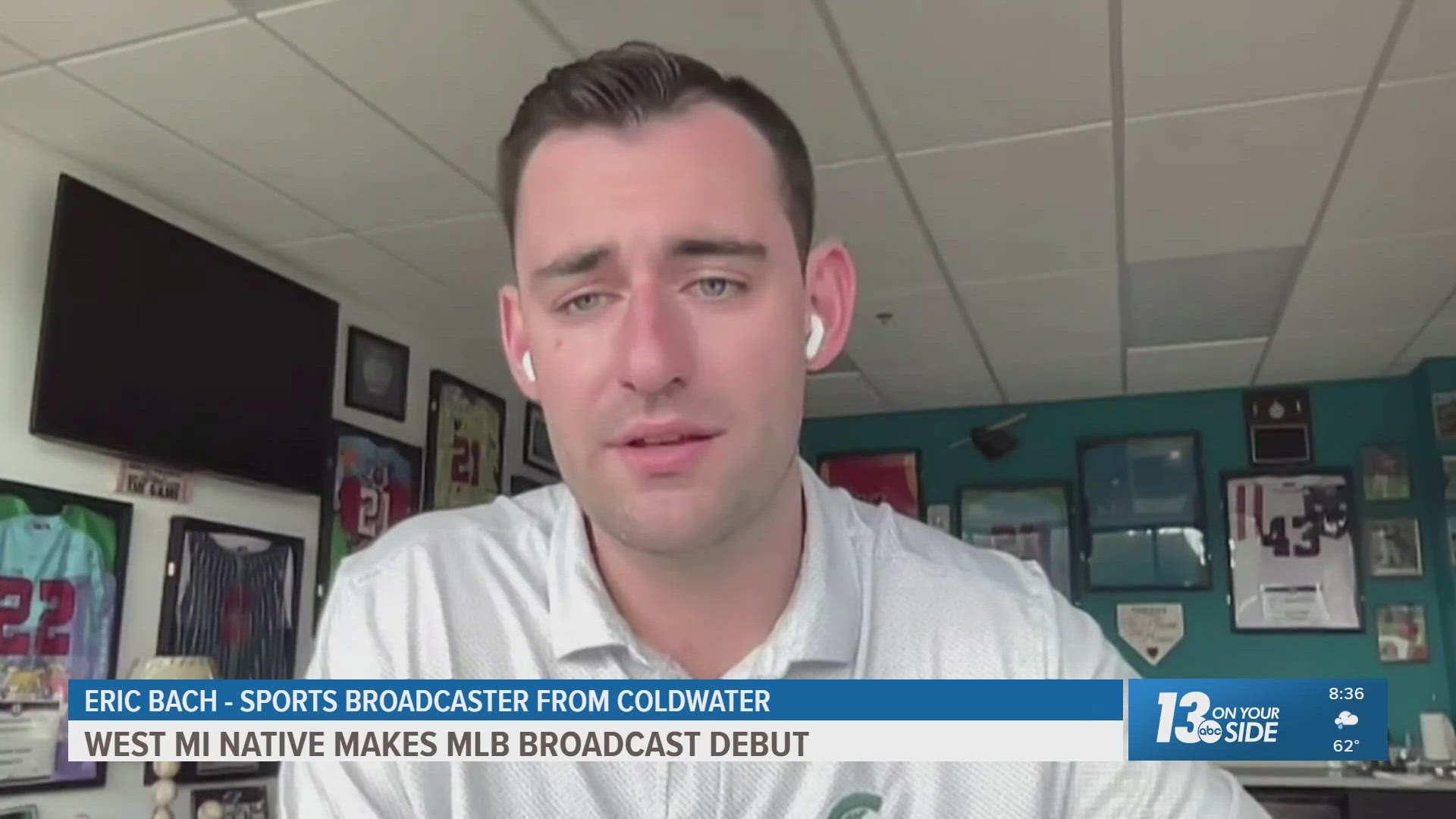 West Michigan man makes MLB broadcasting debut | wzzm13.com