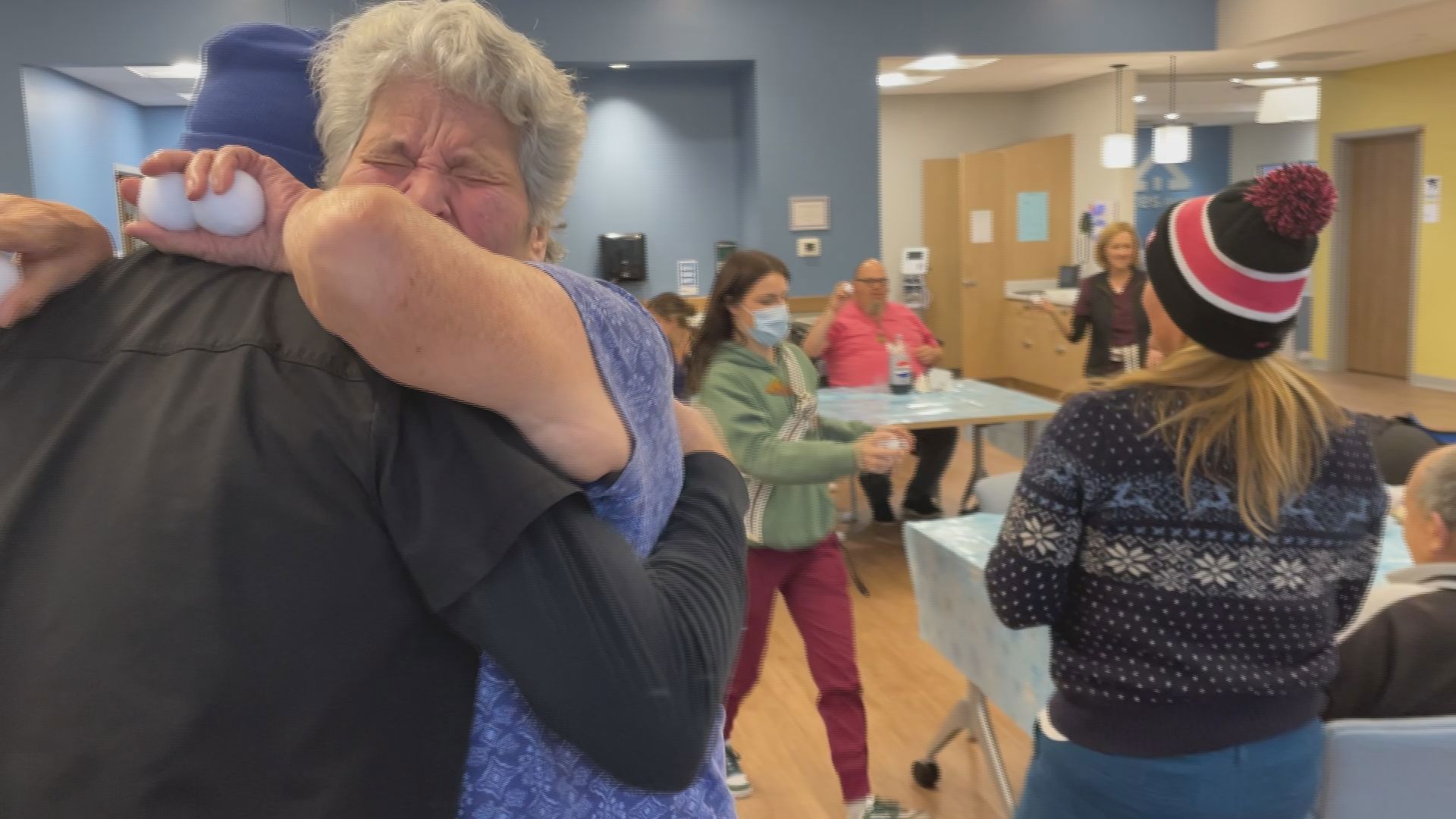 Lowell senior center hosts mock snow day | wzzm13.com
