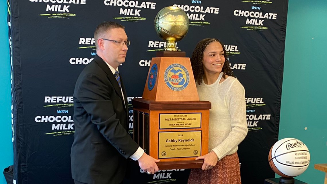 West Ottawa's Gabby Reynolds named 2024 Michigan Miss Basketball ...