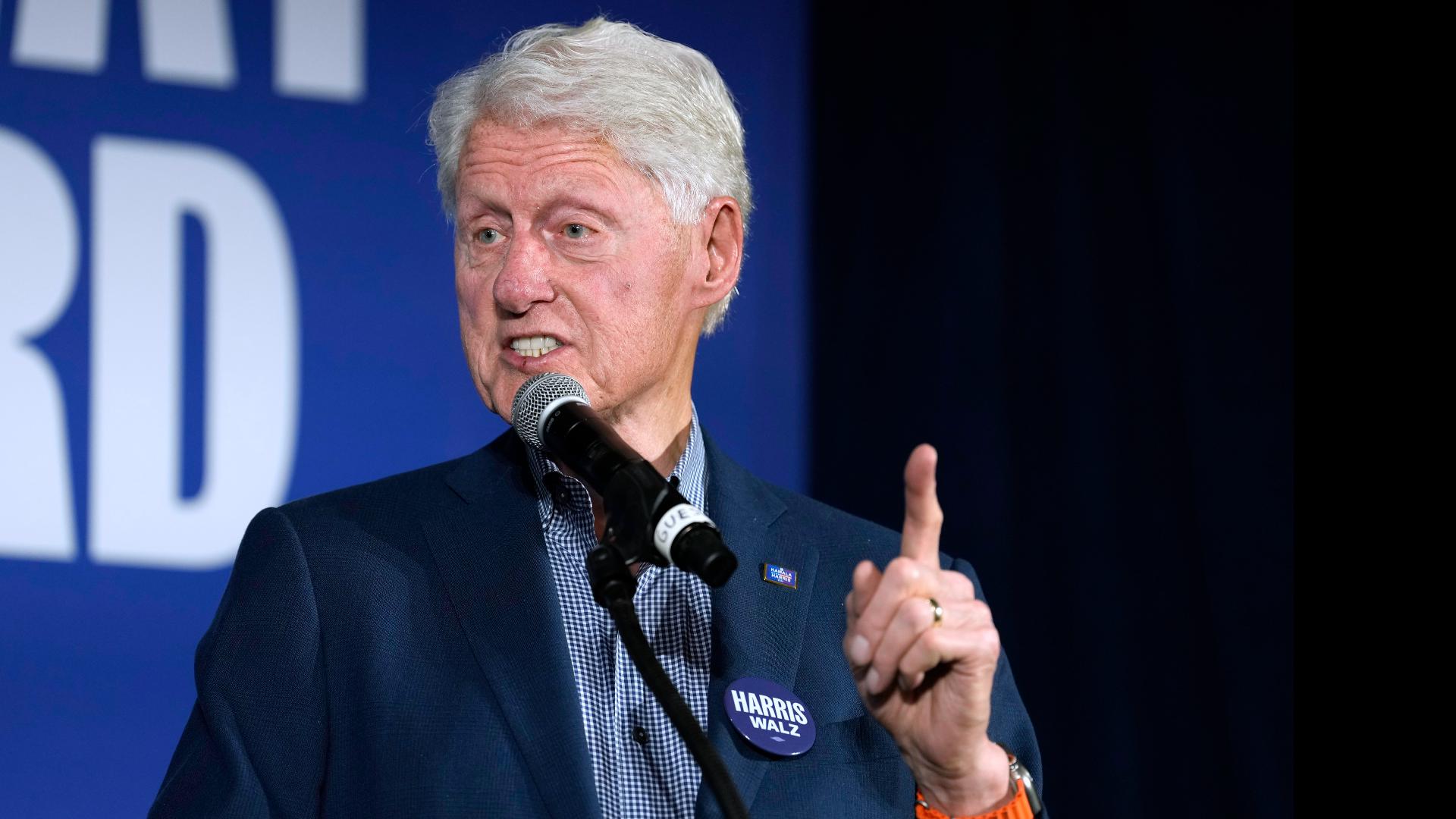 Bill Clinton campaigning for Harris in Michigan this week | wzzm13.com