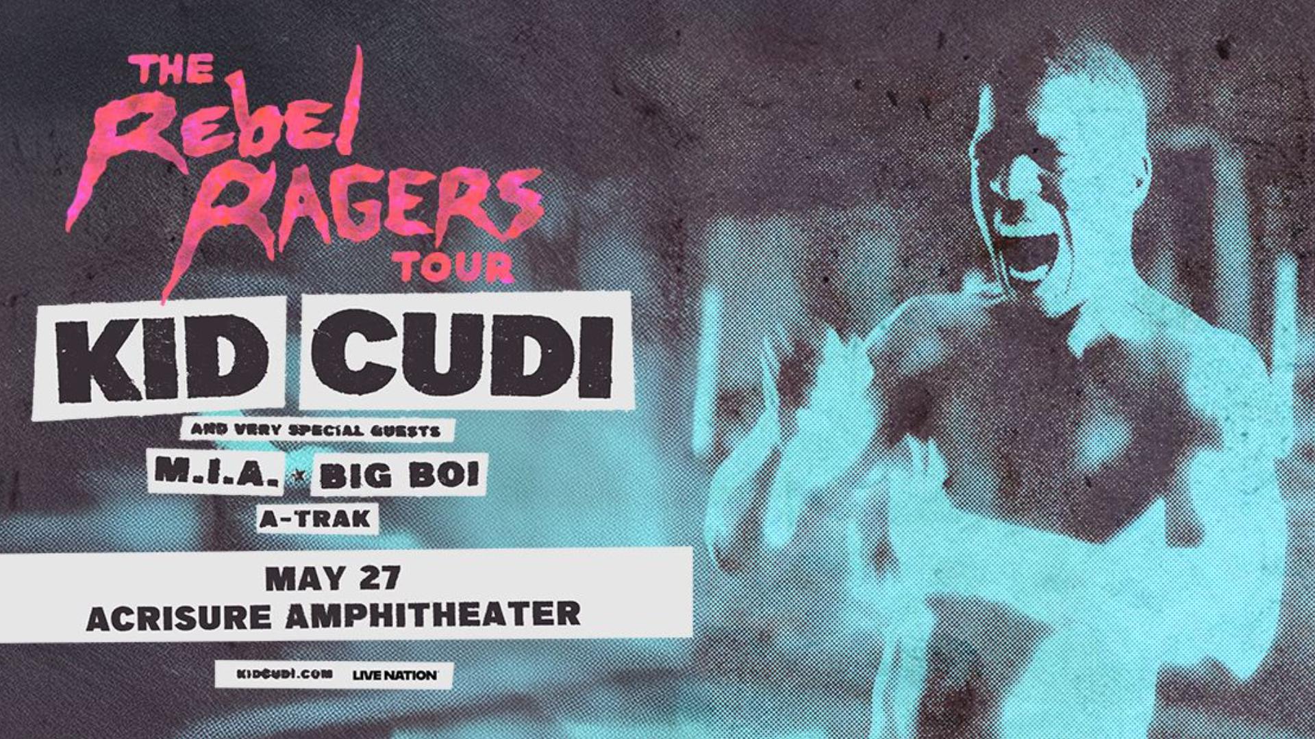 Kid Cudi's 'The Rebel Rangers Tour' announces stop at Acrisure ...