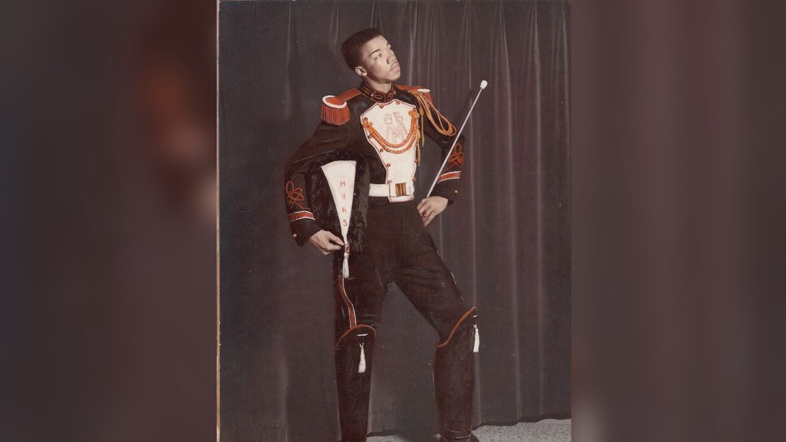 Statue to feature uniform of the first Black drum major at Muskegon ...