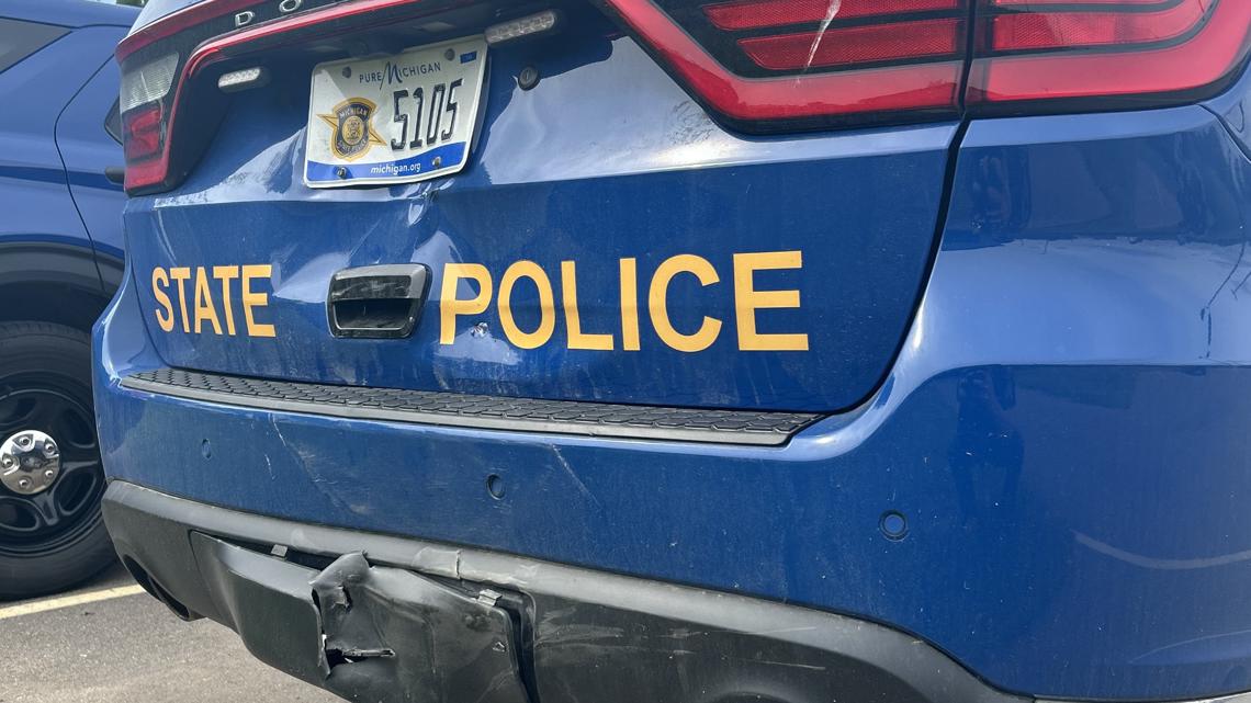 MSP urges drivers to stay alert after vehicle rear-ends troopers ...