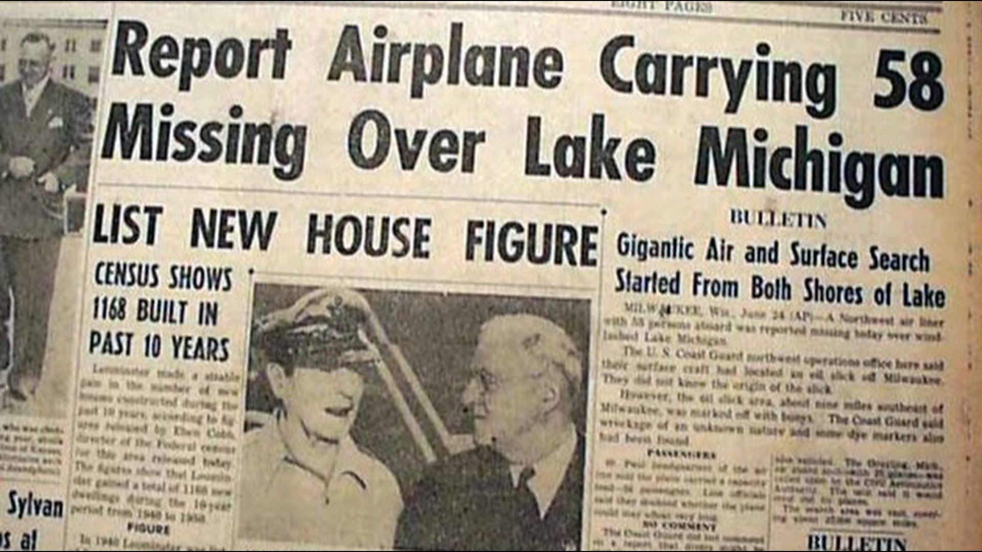 UNSOLVED MYSTERY | Search for missing airliner, NWA Flight 2501 ...