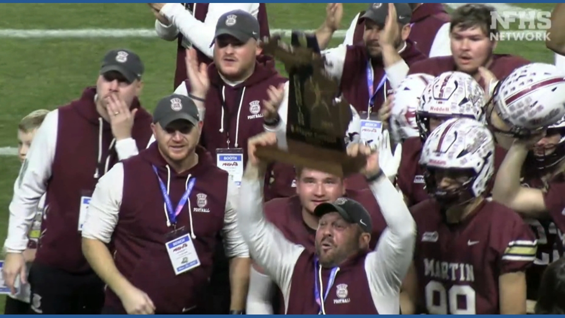 Martin football wins 8-man state championship | wzzm13.com