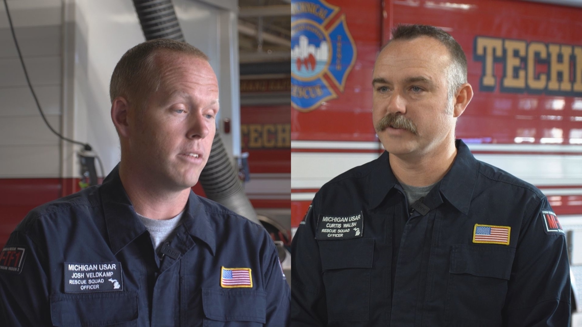 GR Firefighters back after hurricane Helene rescue efforts | wzzm13.com