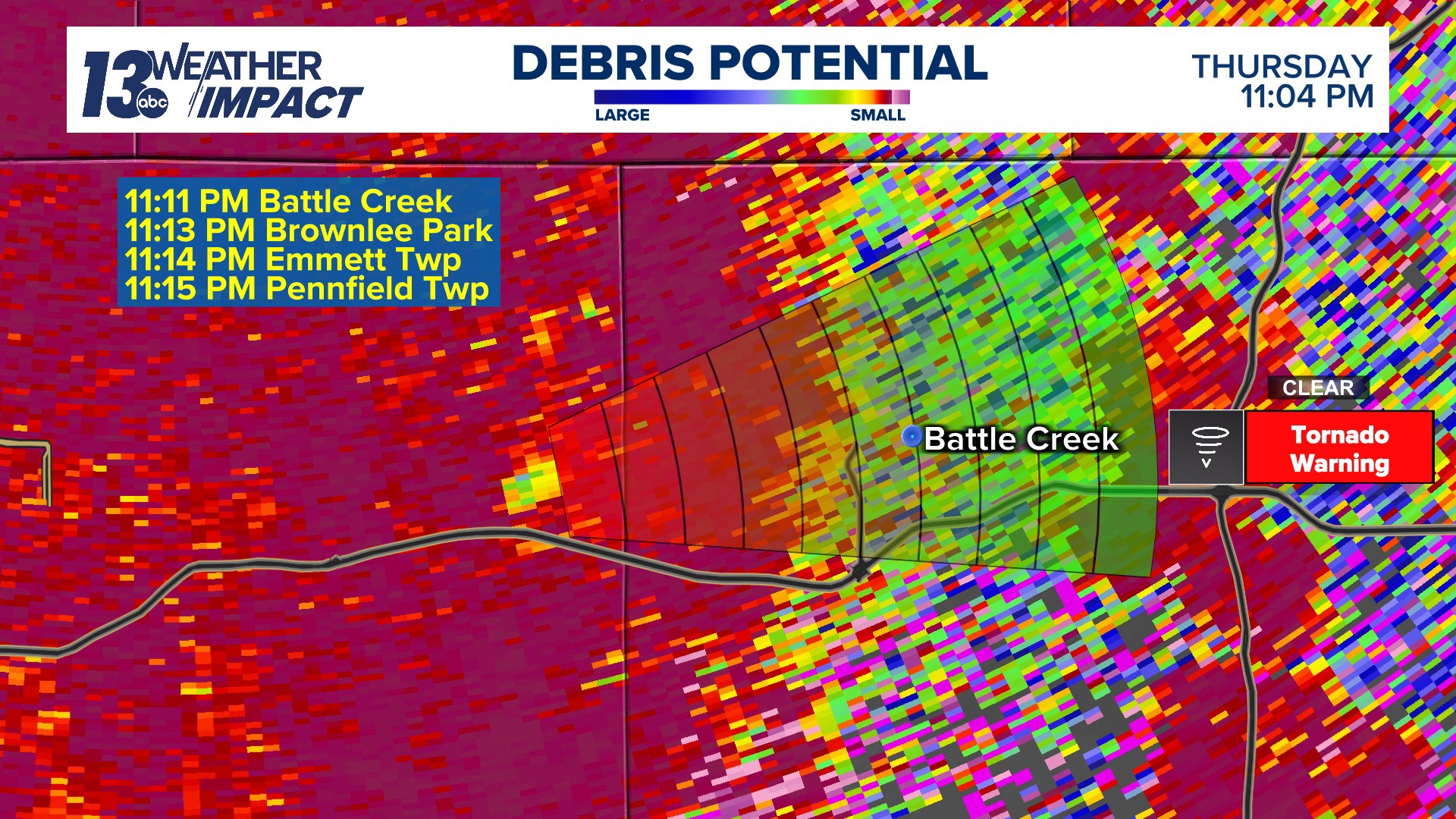 NWS confirms at least two EF-0 tornadoes hit Michigan | wzzm13.com