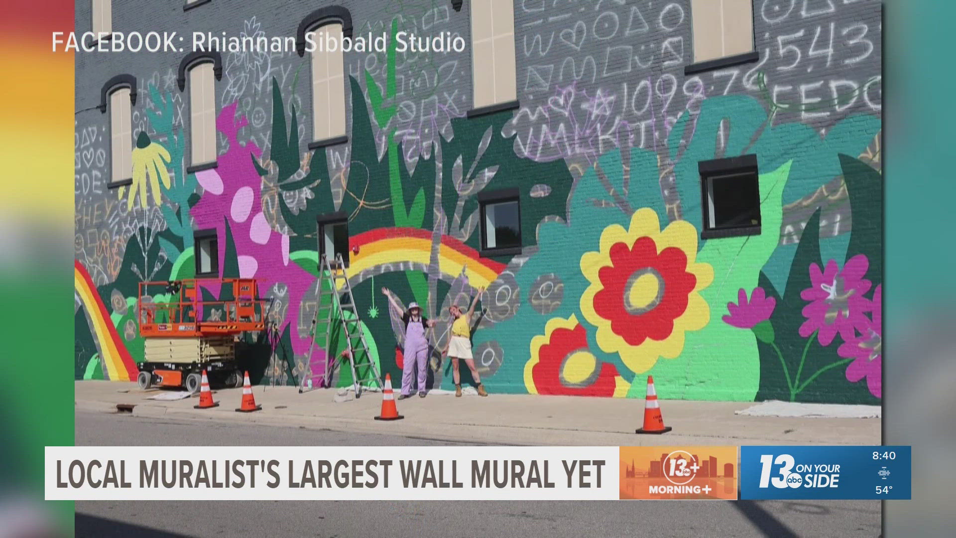Local artist celebrates largest wall mural yet | wzzm13.com