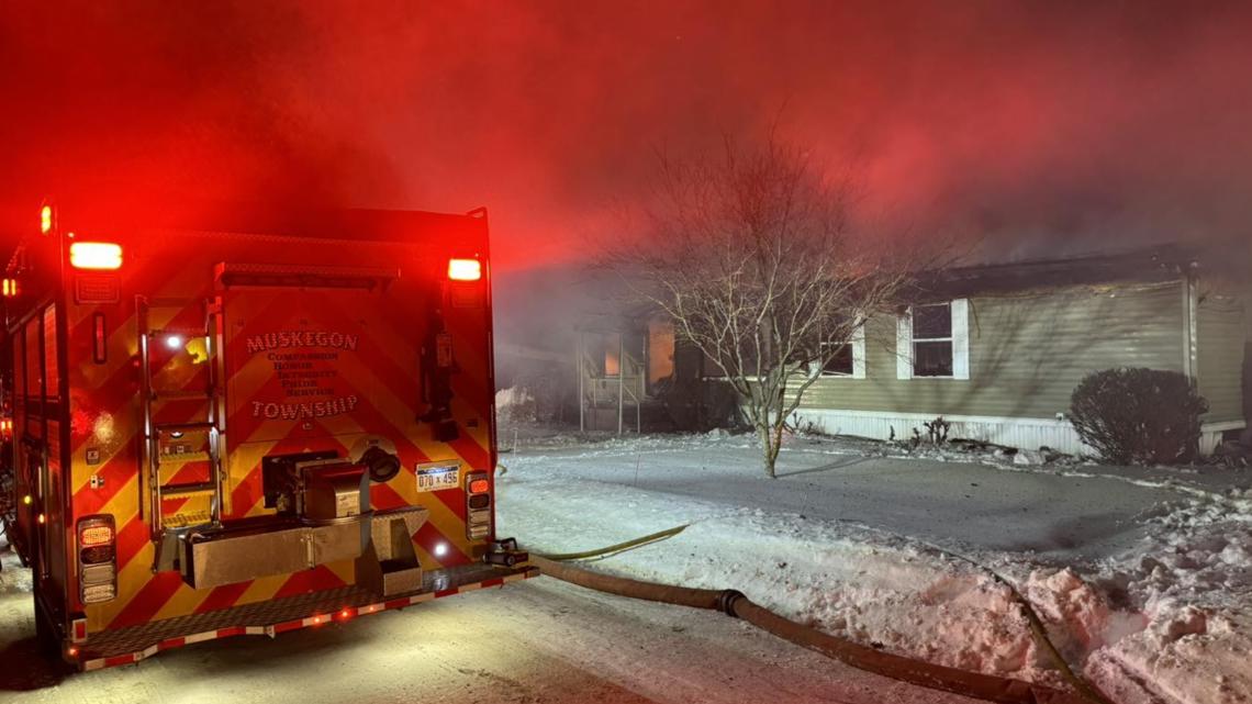 No injures in Muskegon Co. fire | wzzm13.com
