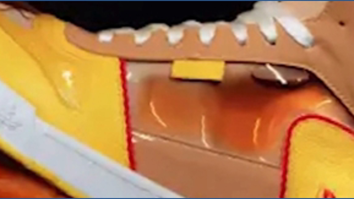 Denny's unveils "Sticky Kicks" shoes made with maple syrup | wzzm13.com