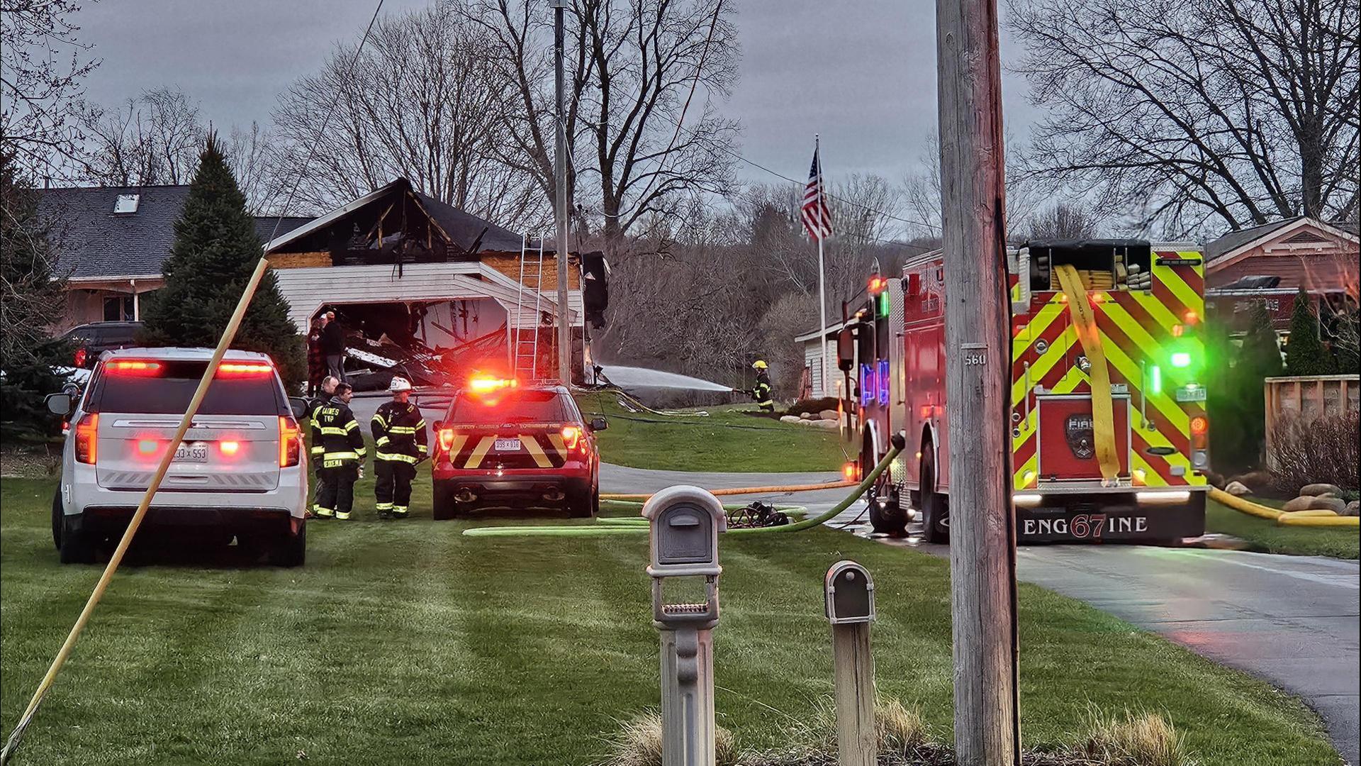 Gaines Twp. home damaged in overnight fire | wzzm13.com
