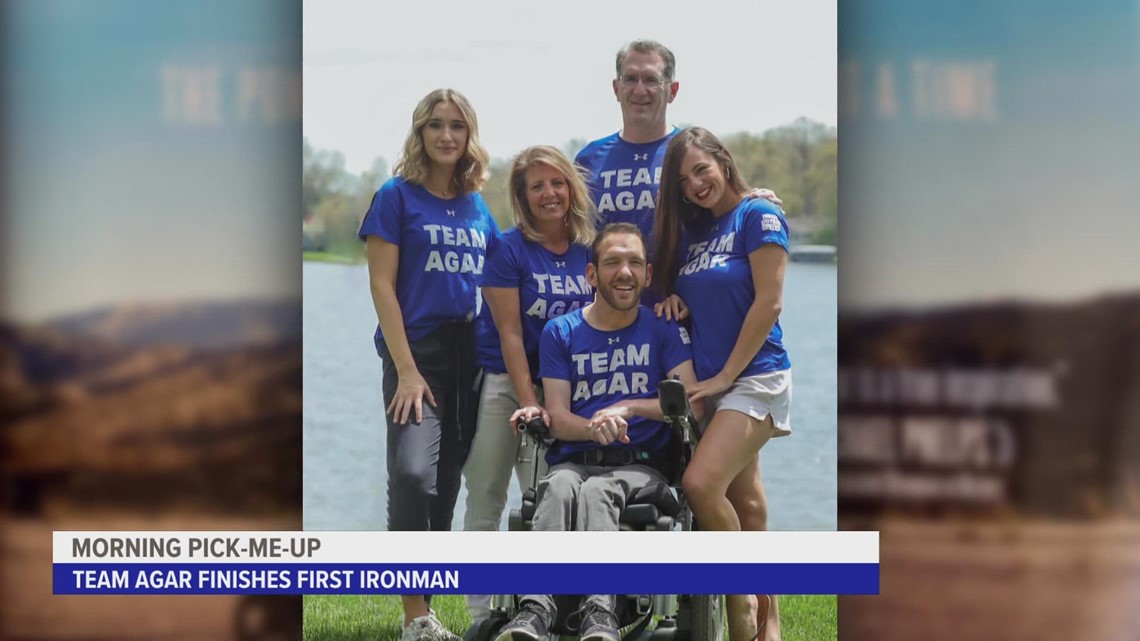 Rockford Father Son Duo Finish Ironman Triathlon