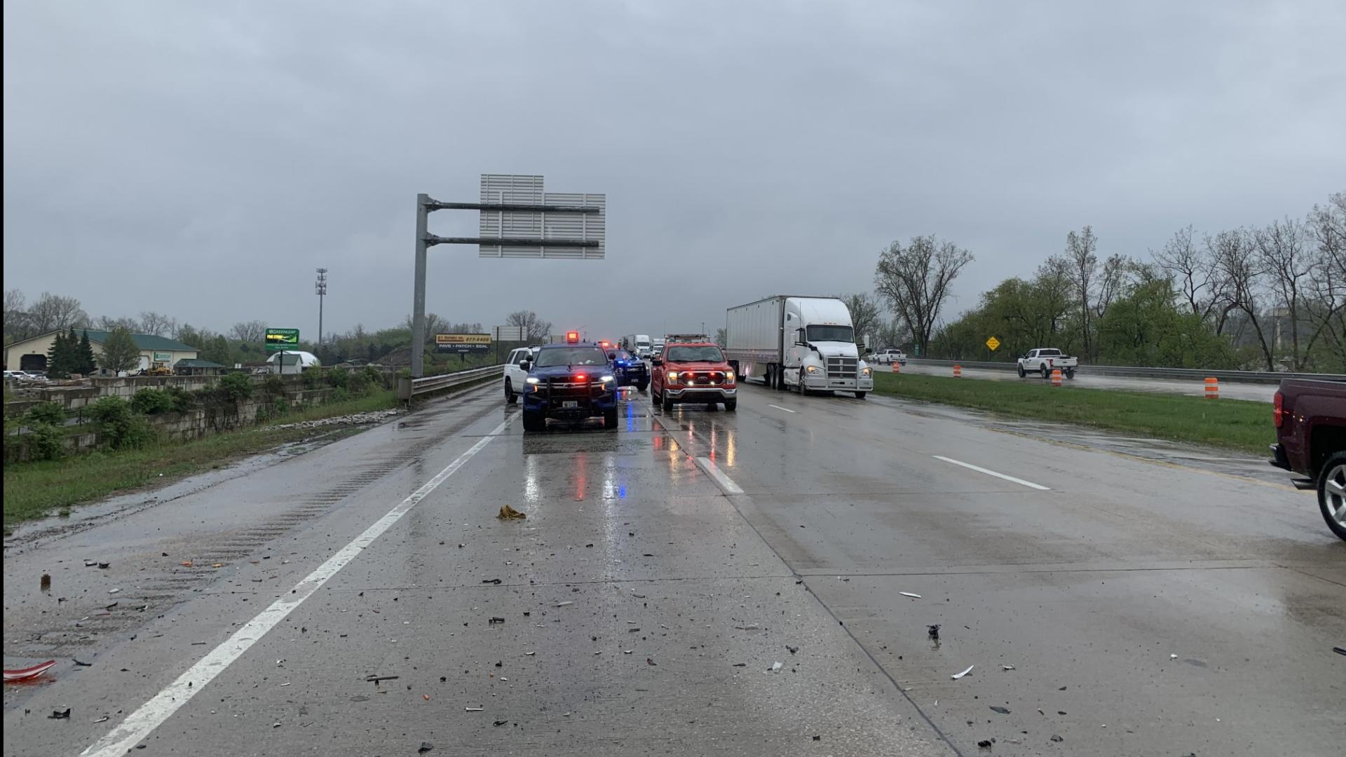 Crash at US 131 south of West River Drive injures 3 | wzzm13.com