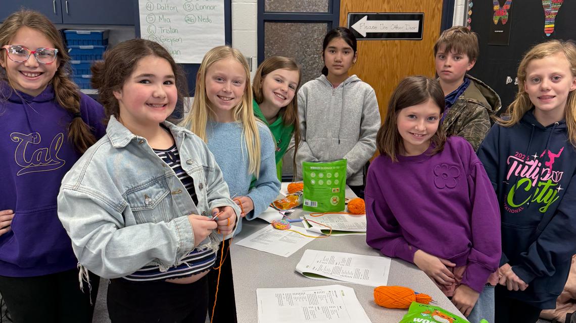 11-year-old student turns Grandma's hobby into school's hit club in Caledonia | wzzm13.com