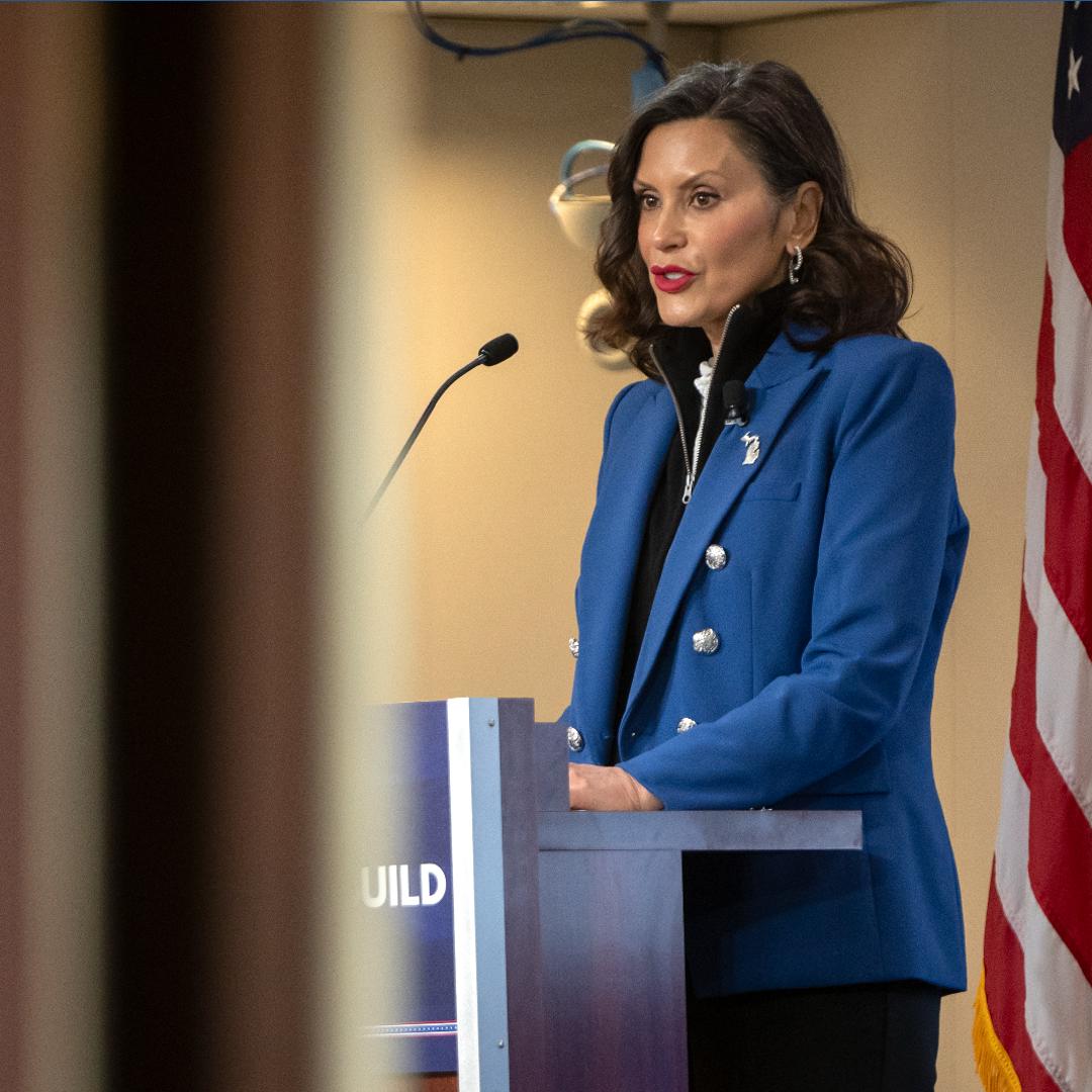 Gov. Whitmer shares thoughts on 2028 White House bid during trip to ...