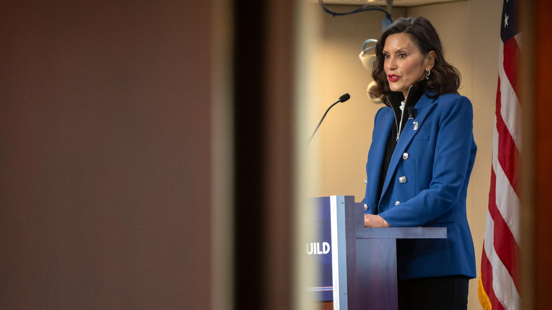 Gov. Whitmer shares thoughts on 2028 White House bid during trip to ...